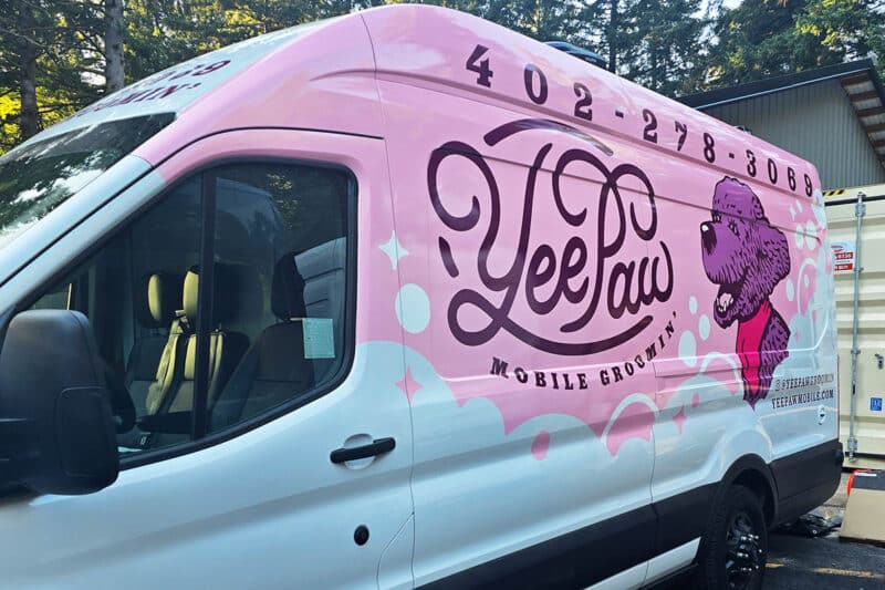 Vehicle Wraps - Mobile Grooming World
