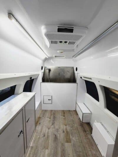 Mobile Grooming Van Conversion, Custom Dog Grooming Vans